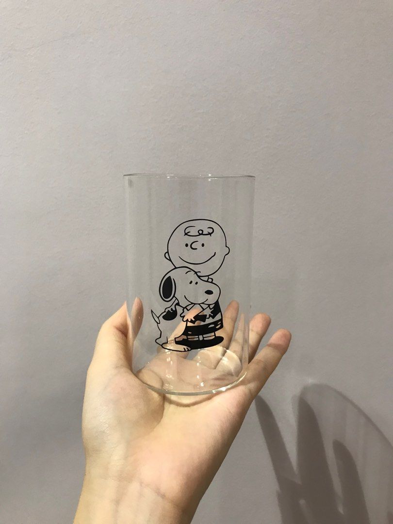 Snoopy glass [FREE POSTAGE], Furniture & Home Living, Kitchenware ...