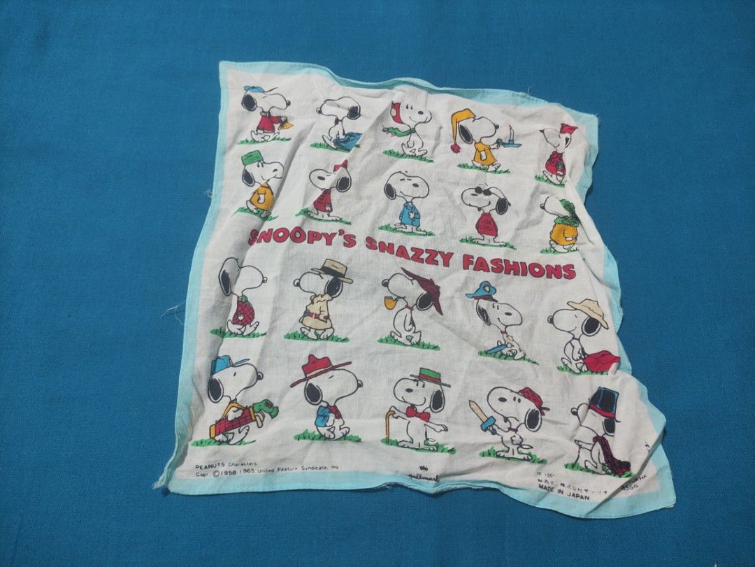 Snoopy Handkerchief BUNDLE, Hobbies & Toys, Toys & Games on Carousell