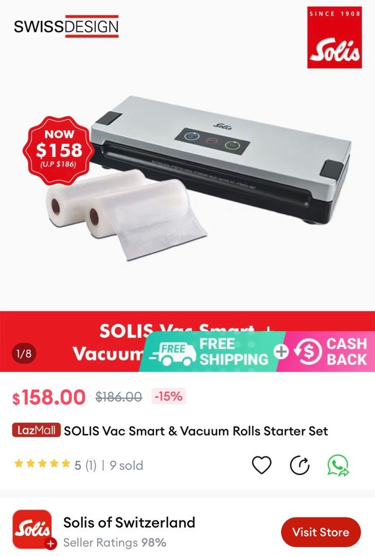 SOLIS Vac Smart, TV & Home Appliances, Vacuum Cleaner & Housekeeping on ...