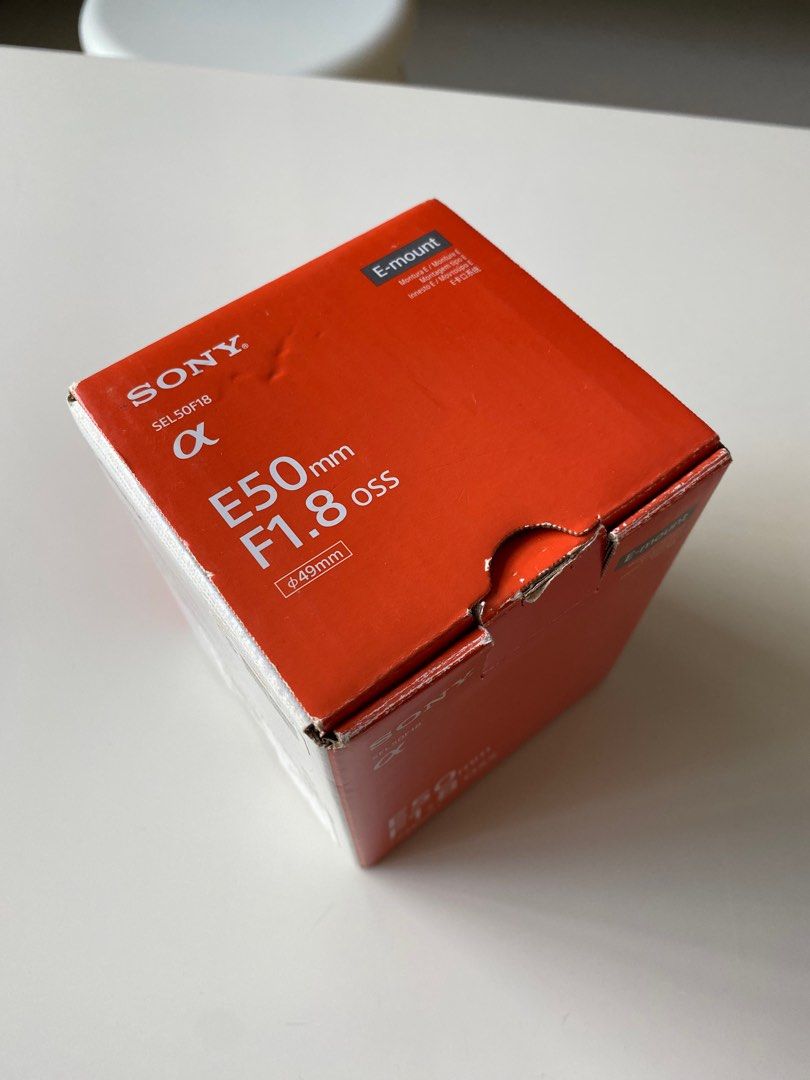 Sony E50 F1.8 OSS, Photography, Cameras on Carousell