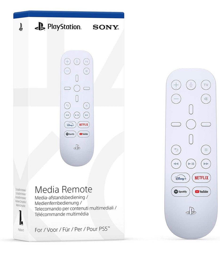 Sony Playstation 5 Media Remote, Video Gaming, Gaming Accessories ...