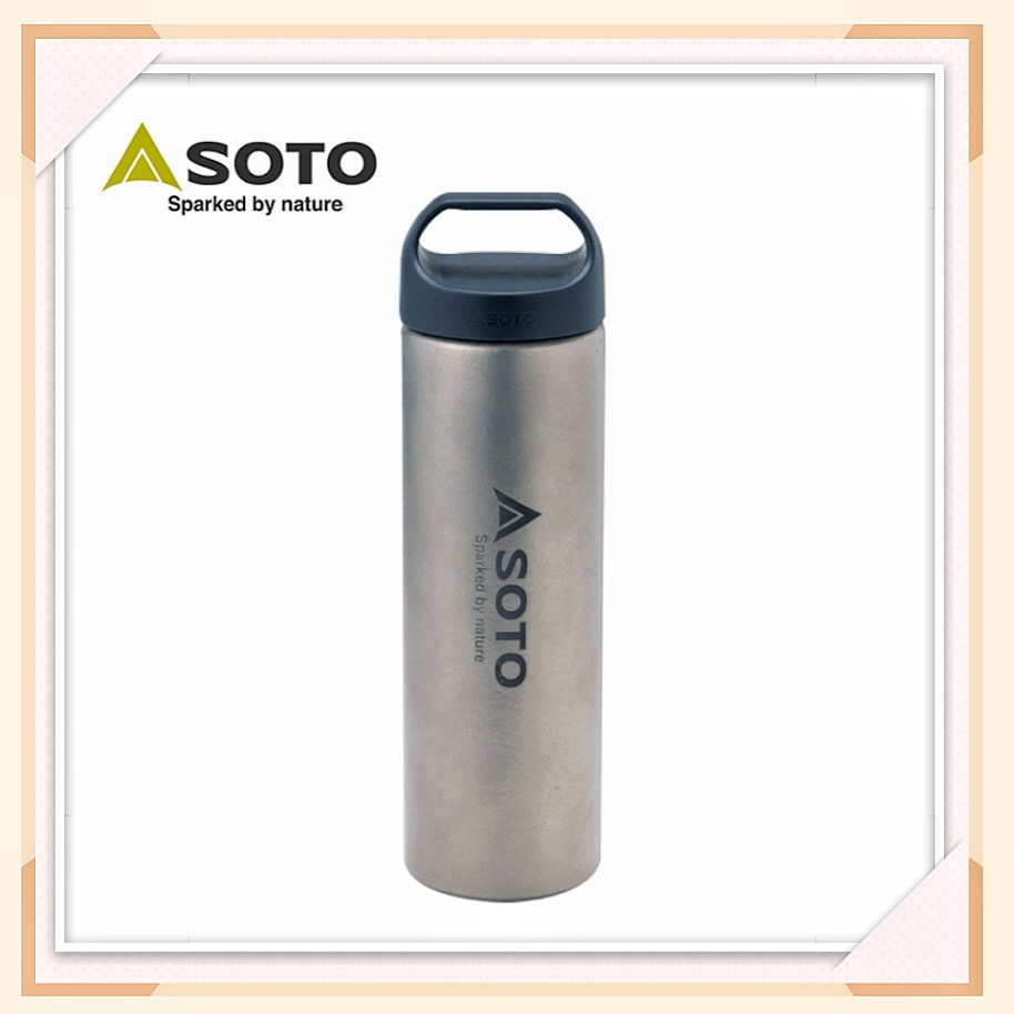 Soto Vacuumed Mug Bottle Titanium 鈦合金保溫瓶, 運動產品, 行山及露營 - Carousell