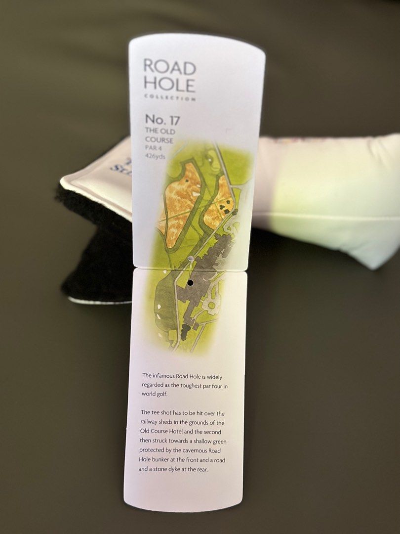 St Andrews Old Course Road Hole Map Putter Cover, Sports Equipment ...