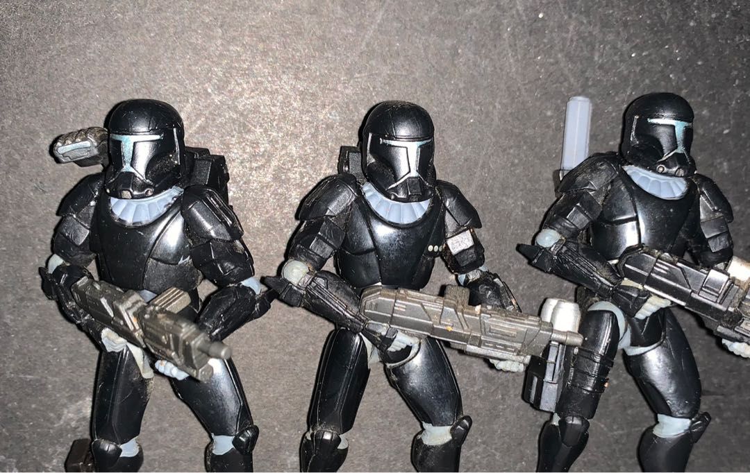 Star Wars Hasbro Clone Wars 30th Anniversary TAC Rare Black Republic ...