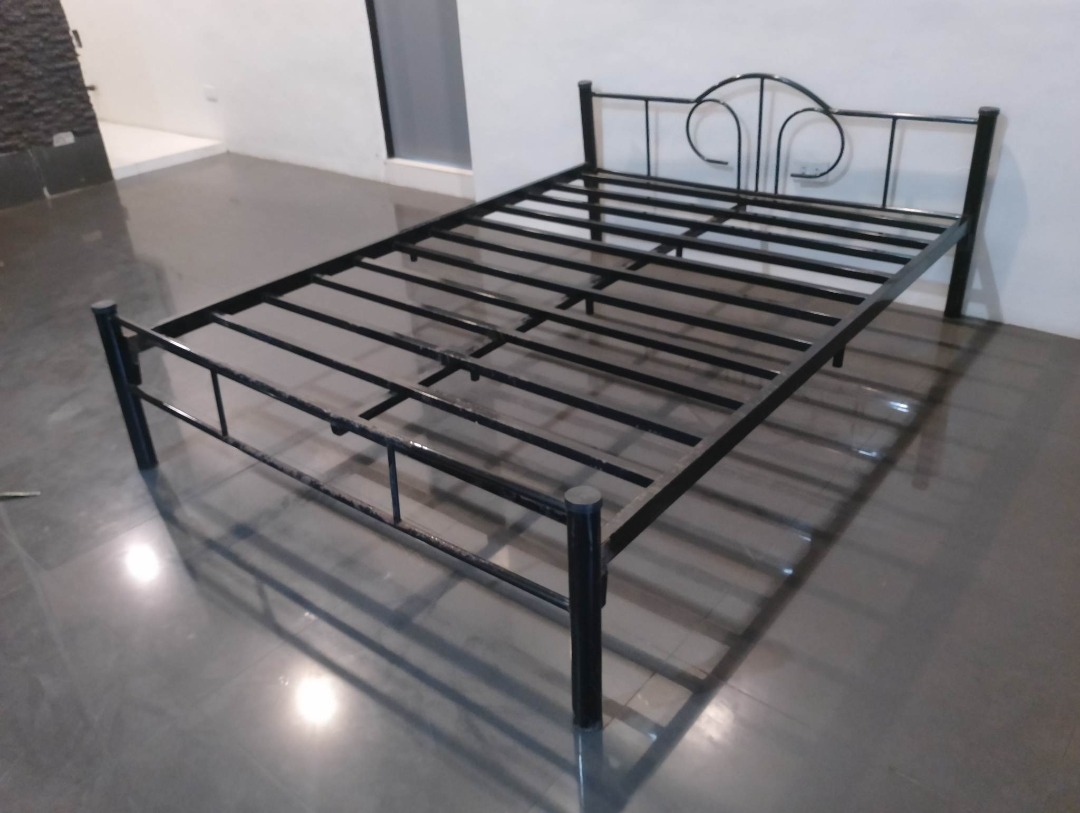 Steel Bed Frame SCBCKatrina54, Furniture & Home Living, Furniture, Bed ...