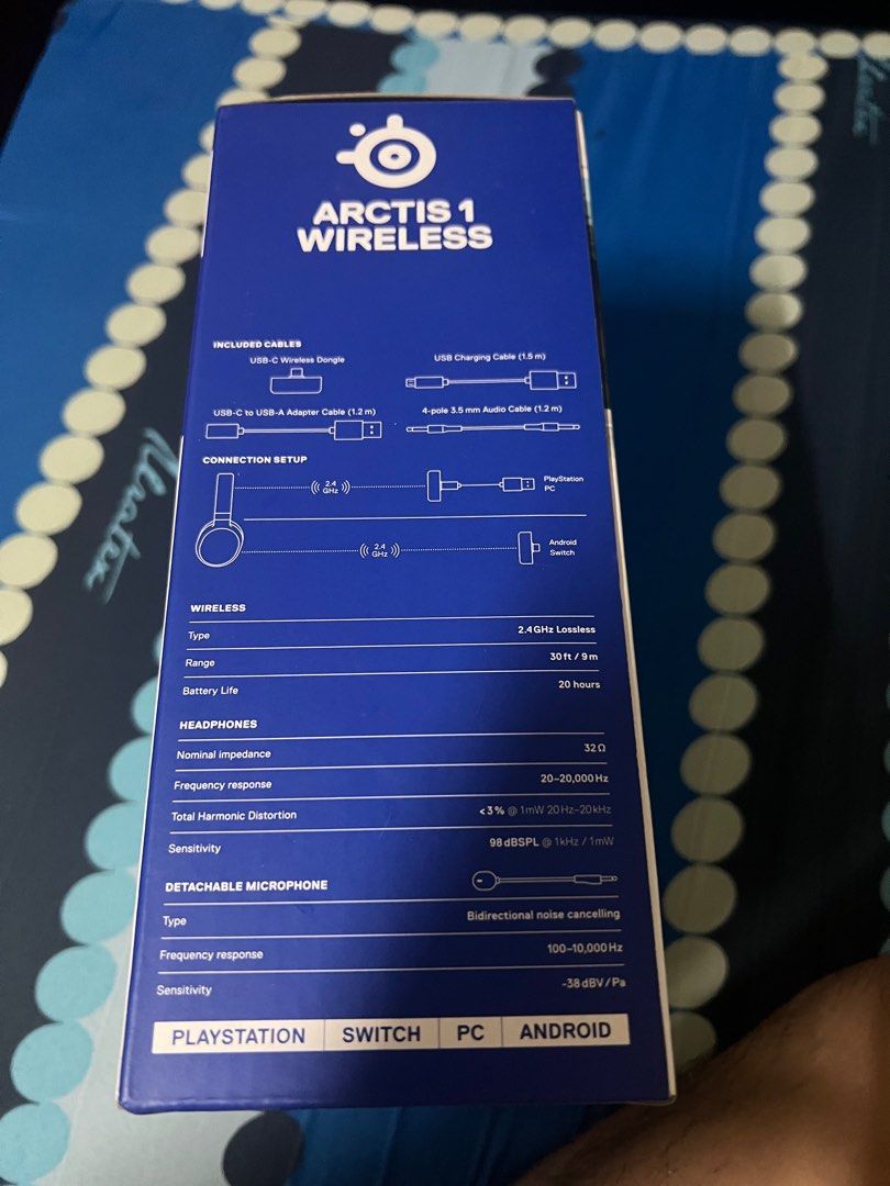 Steelseries arctic 1 wireless headset, Audio, Headphones & Headsets on ...