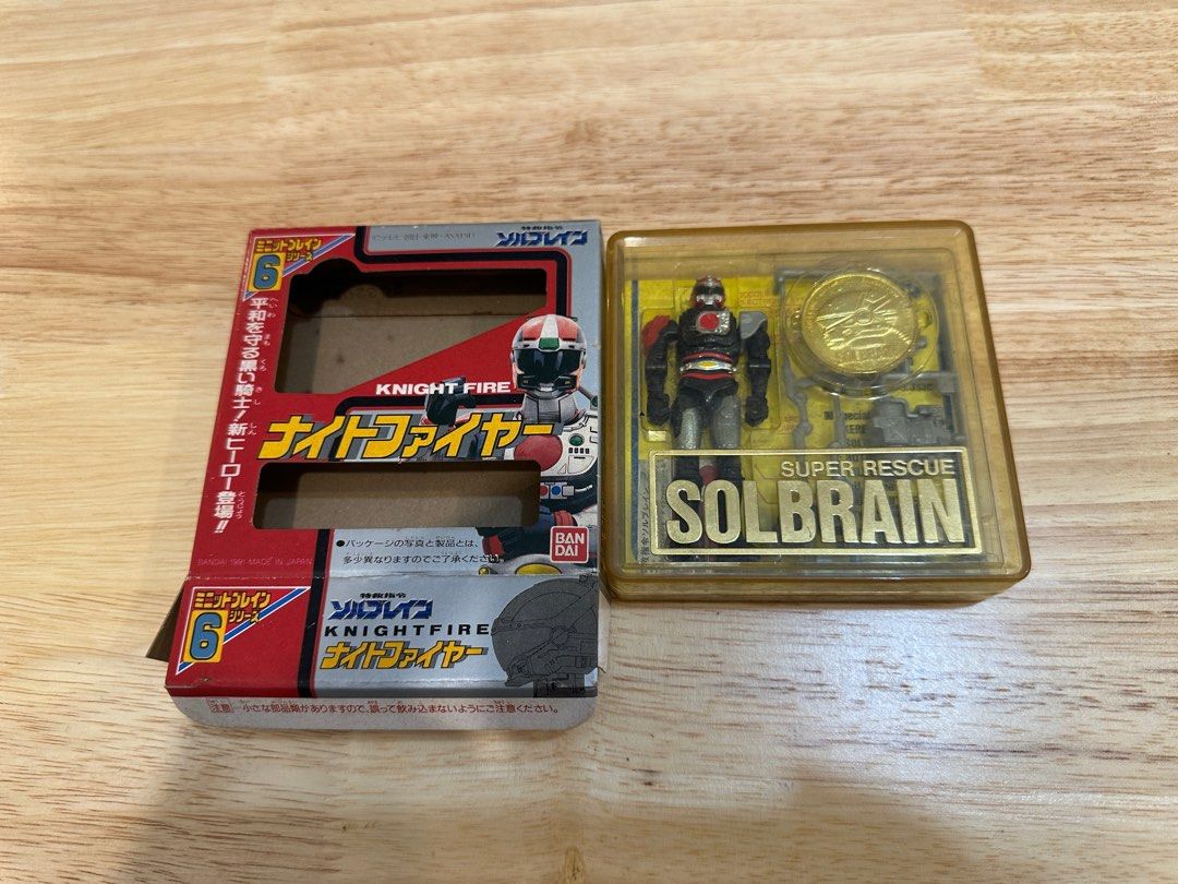 1991 CHOGOKIN Super Rescue Solbrain - Knight Fire Brand New, Hobbies ...