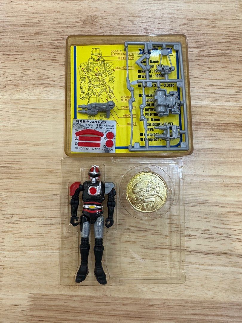 1991 CHOGOKIN Super Rescue Solbrain - Knight Fire Brand New, Hobbies ...