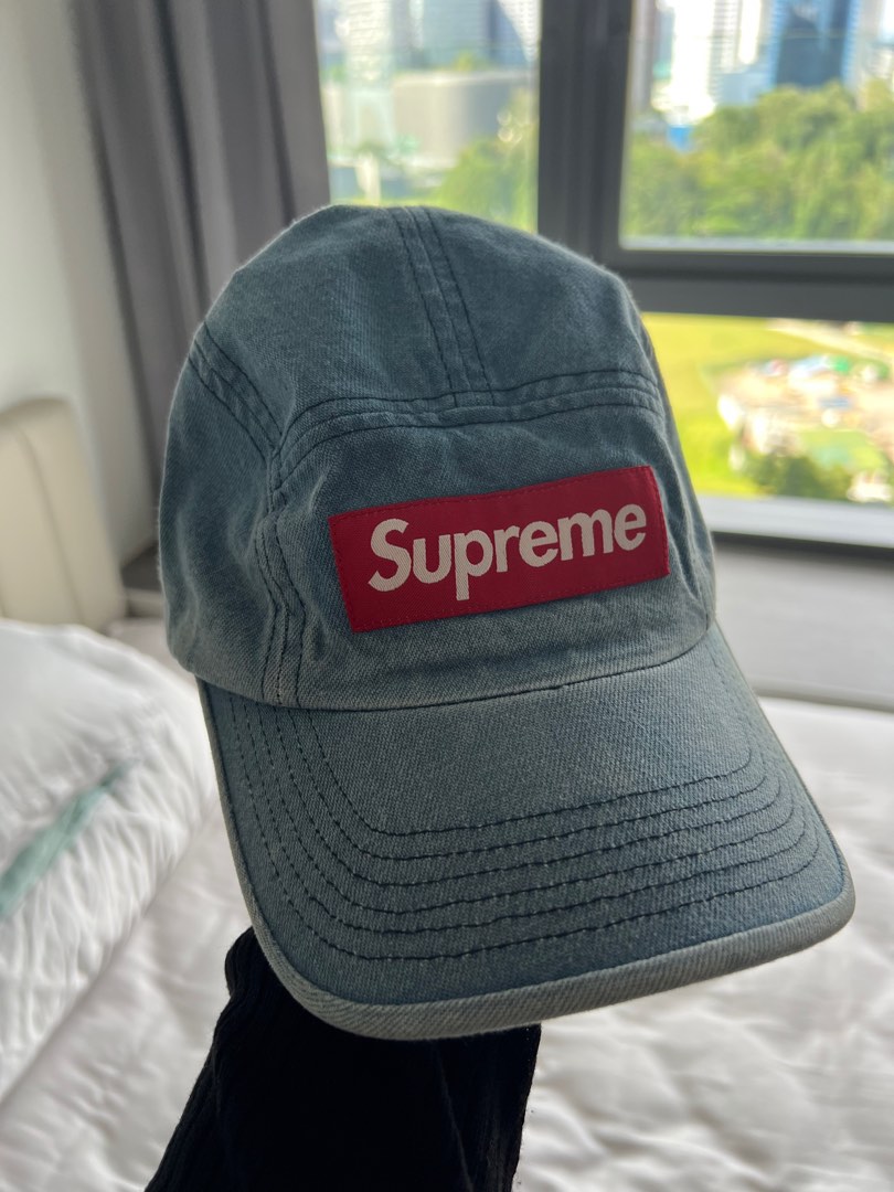 Supreme denim cap, Men's Fashion, Watches & Accessories, Caps & Hats on ...