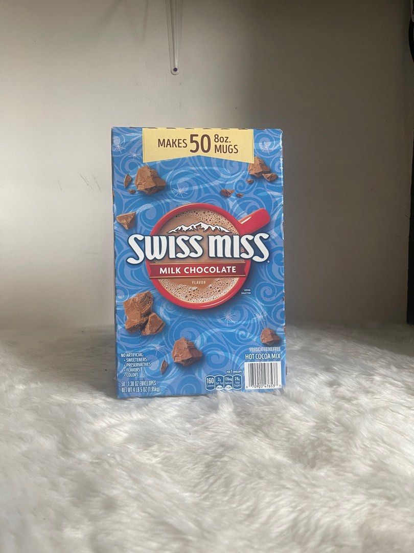 Swiss Miss Milk Chocolate Flavor, Food & Drinks, Beverages on Carousell