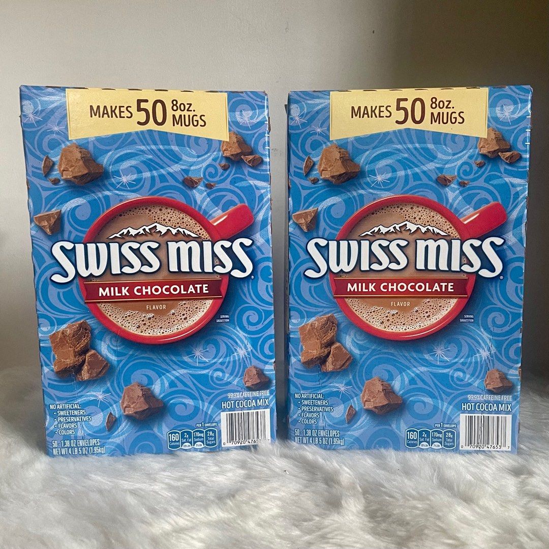 Swiss Miss Milk Chocolate Flavor, Food & Drinks, Beverages on Carousell