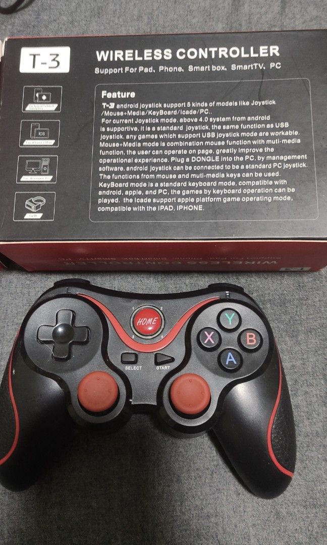 T-3 wireless controller, Video Gaming, Gaming Accessories, Controllers ...