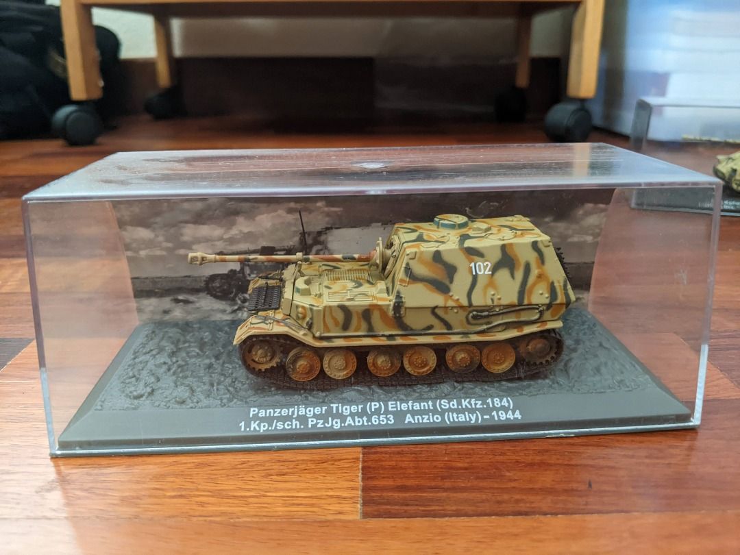 Tank 1/72 Model from Combat Tanks Magazine Panzerjager Tiger (P ...