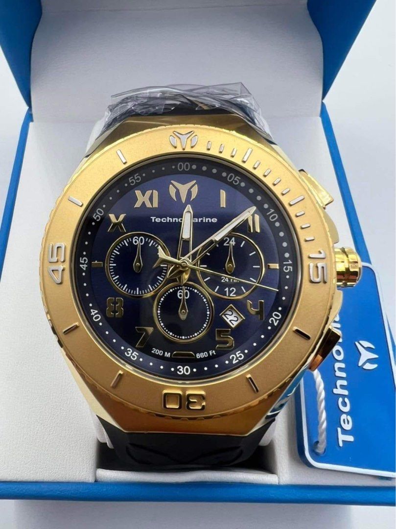 TechnoMarine Manta Ocean Men’s Watch 48MM Original, Men's Fashion ...
