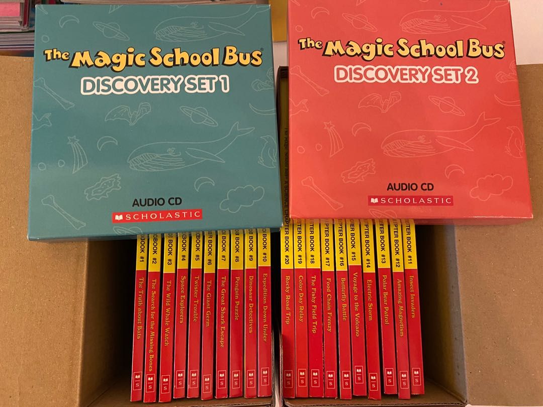 The Magic School Bus Set1/2 (每 set 10本）, 興趣及遊戲, 書本 & 文具, 小朋友書 - Carousell