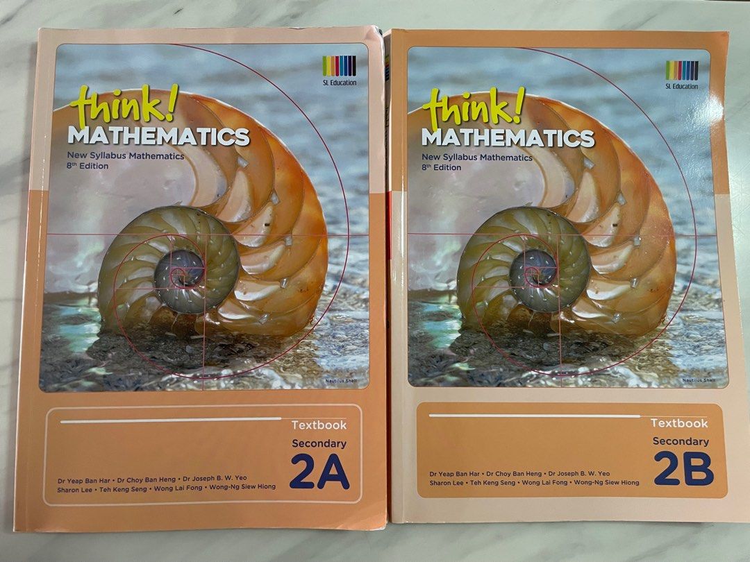 Sec 2 Think! Mathematics 8th Edition 2A/2B, Hobbies & Toys, Books ...