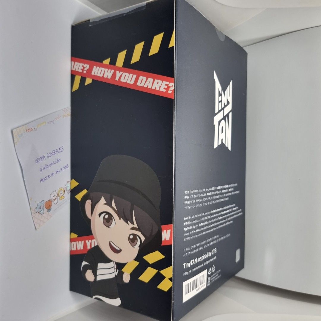 TinyTAN Jungkook Doll - MIC Drop, Hobbies & Toys, Memorabilia & Collectibles, K-Wave on Carousell