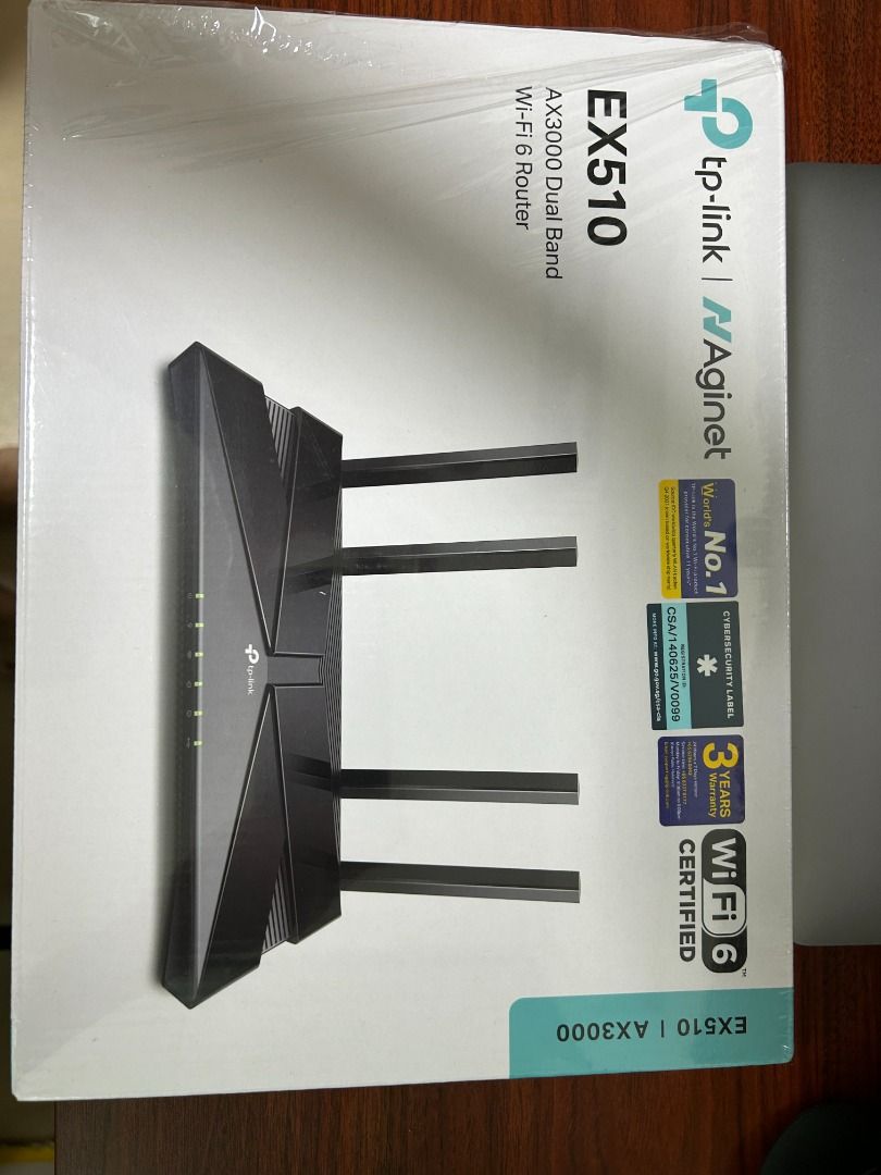 TP-Link EX510 WiFi 6 Router AX3000 Dual Band, Computers & Tech, Office ...