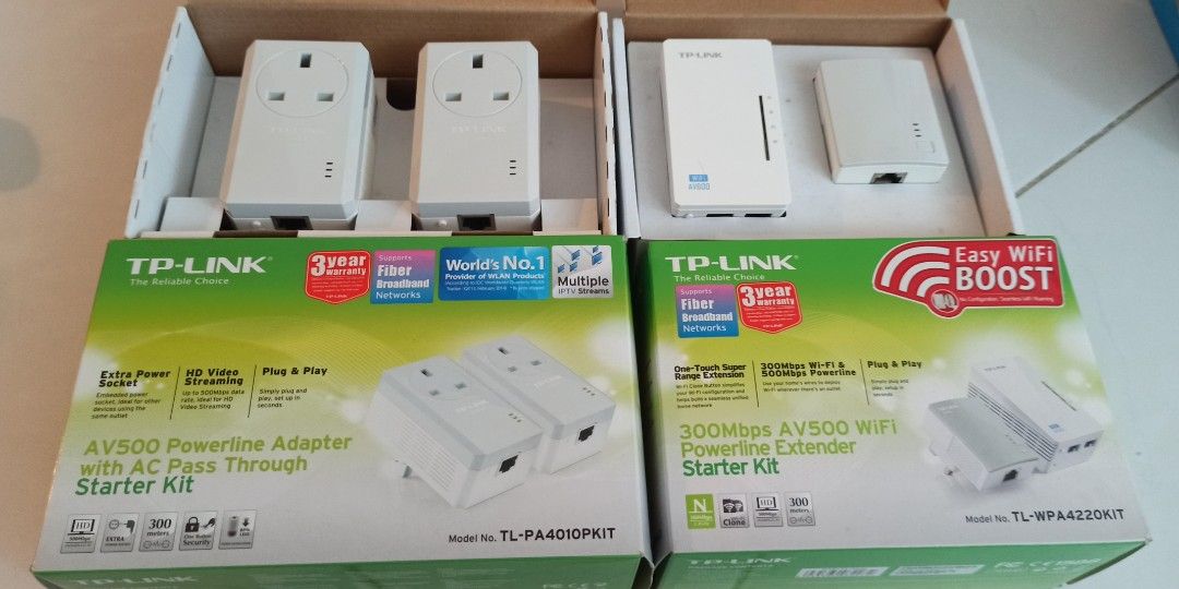 TP-Link Powerline Adaptor / WiFi Powerline Extender, Computers & Tech ...
