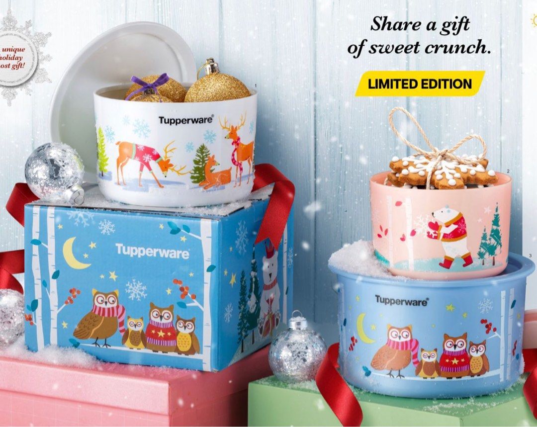Tupperware One Touch Winter Wonders Collection Set, TV & Home ...