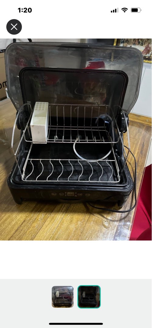 Ultrasonic Uv dish drainer, Furniture & Home Living, Kitchenware ...