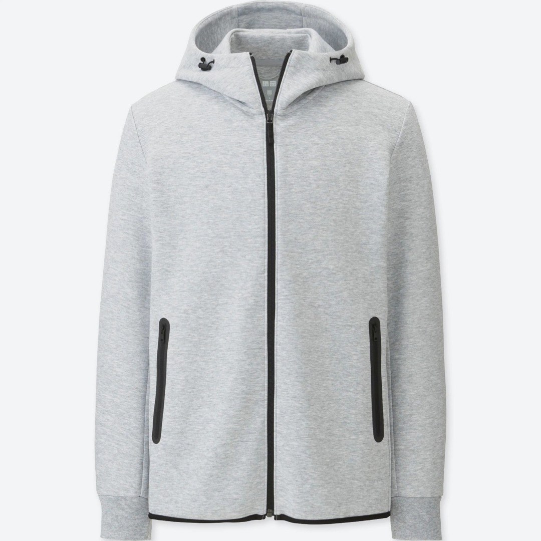 Uniqlo Dry stretch full zip hoodie, Men's Fashion, Coats, Jackets and ...