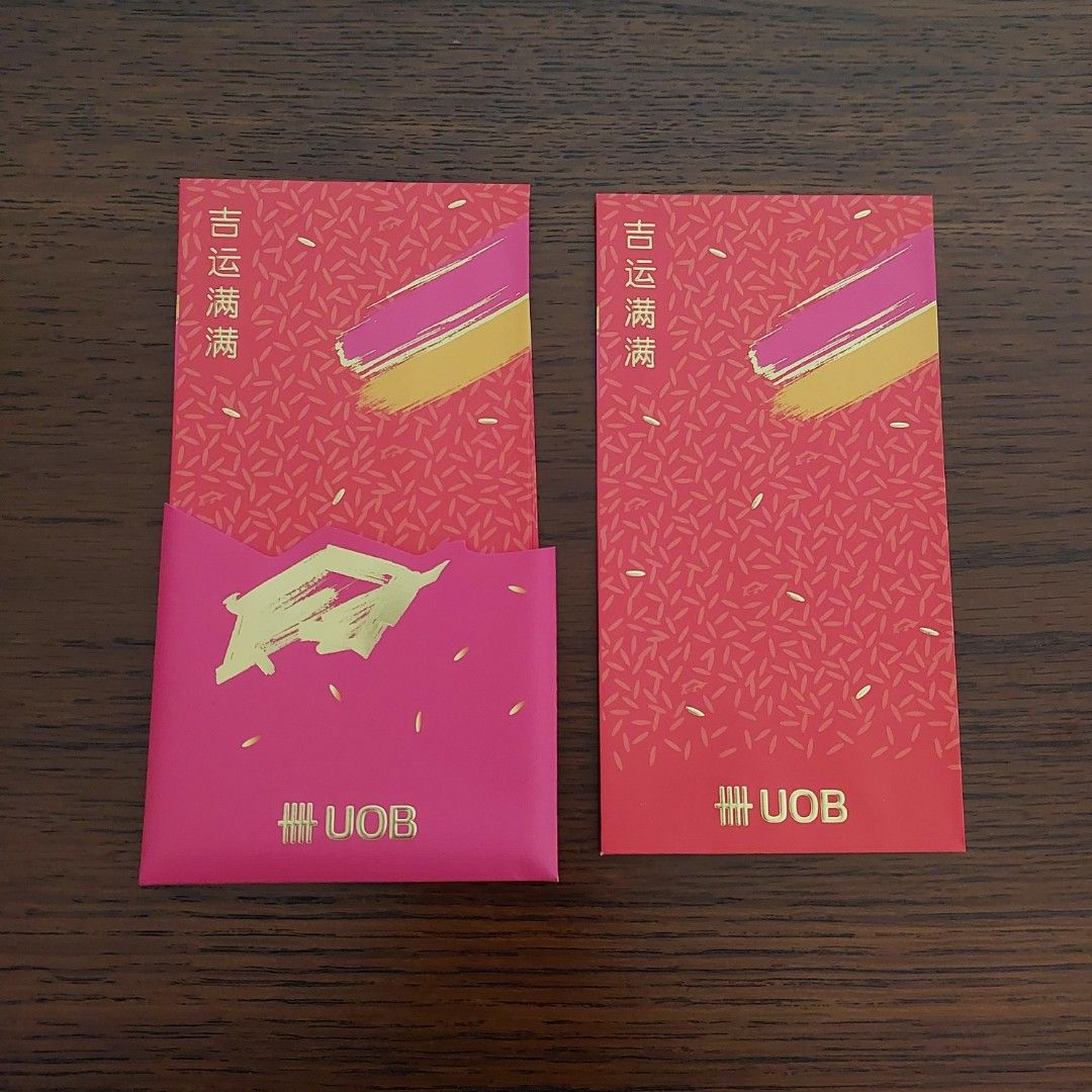 UOB Red packets Ang Bao 2022 2023, Hobbies & Toys, Stationery & Craft ...