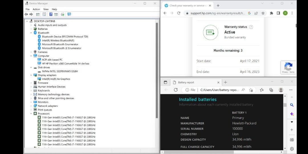 (U.P $1799) HP Pavilion X360 I7-1165G7|Intel Iris Xe Graphics|16Gb DDR4 ...