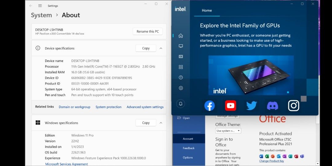 (U.P $1799) HP Pavilion X360 I7-1165G7|Intel Iris Xe Graphics|16Gb DDR4 ...