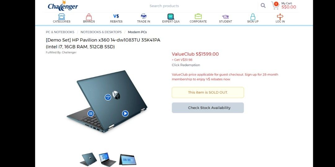 (U.P $1799) HP Pavilion X360 I7-1165G7|Intel Iris Xe Graphics|16Gb DDR4 ...