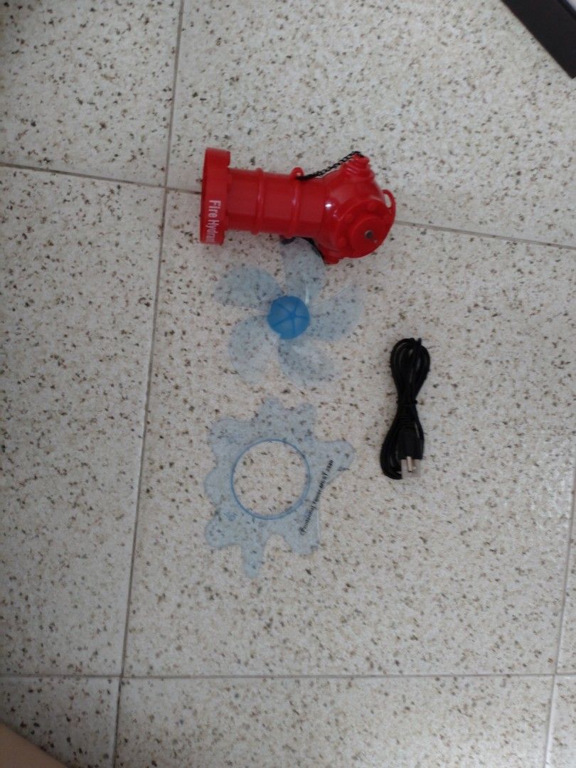 Usb fire hydrant fan, Furniture & Home Living, Lighting & Fans, Fans on ...
