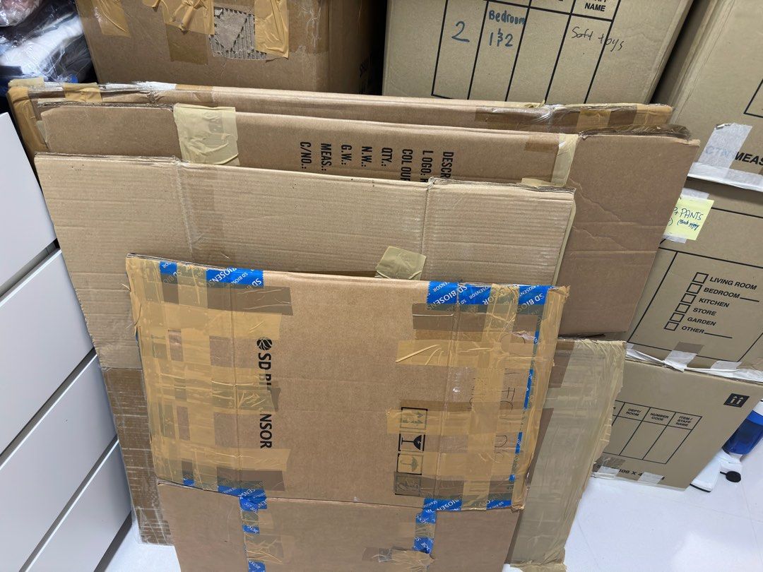 Used Carton Boxes, Furniture & Home Living, Home Improvement ...