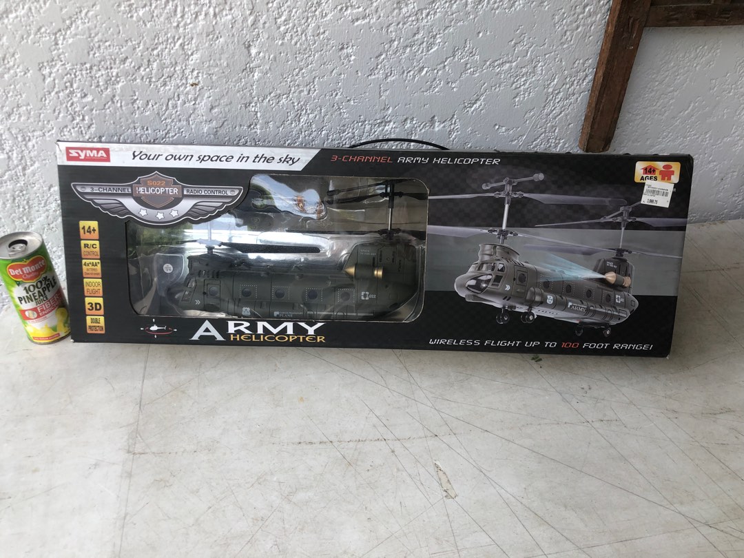 Vintage RC Syma SO22 Army Helicopter as-is, Hobbies & Toys, Toys ...