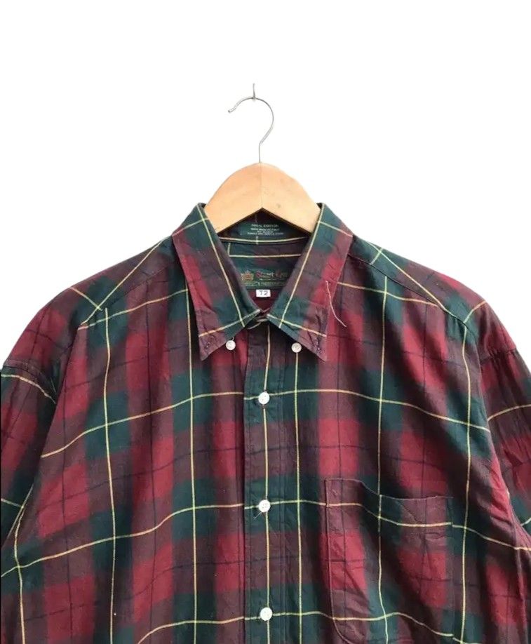 Vintage Stuart Kent Checkered Shirt, Men's Fashion, Activewear on Carousell