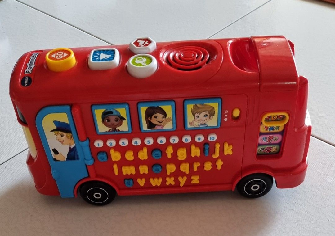 Vtech Baby Playtime Bus with phonics, Hobbies & Toys, Toys & Games on ...