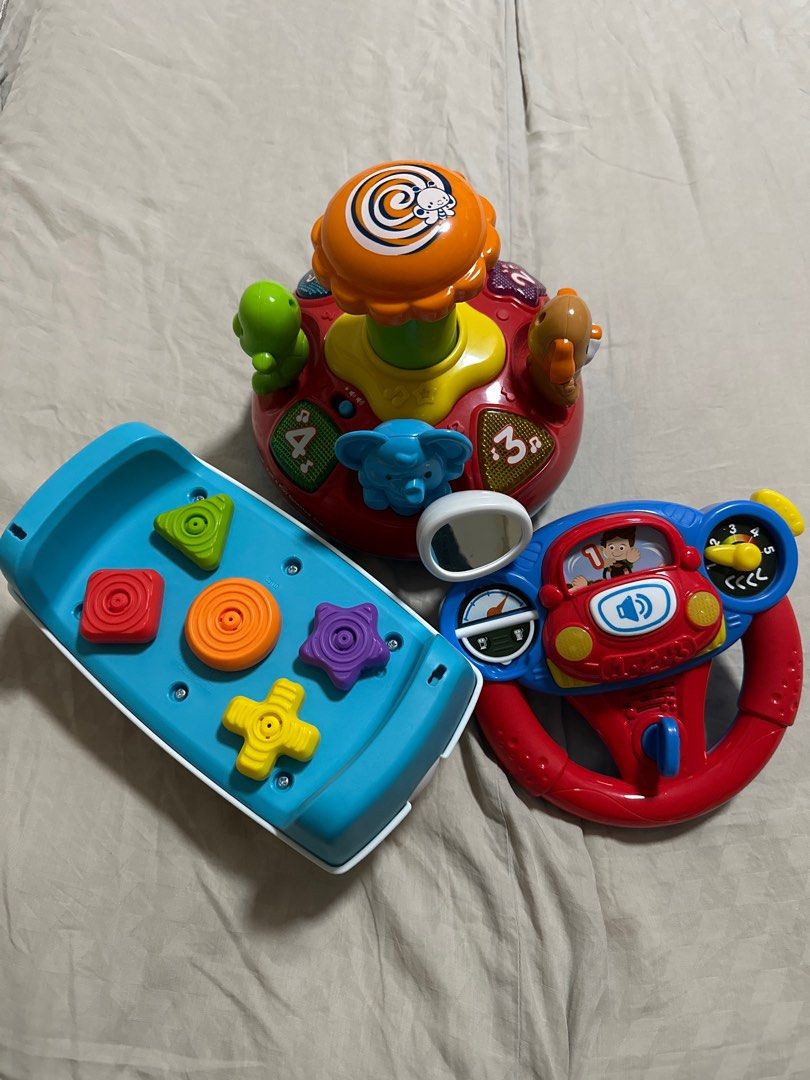 Vtech Push and Play Spinning toys, Babies & Kids, Infant Playtime on ...