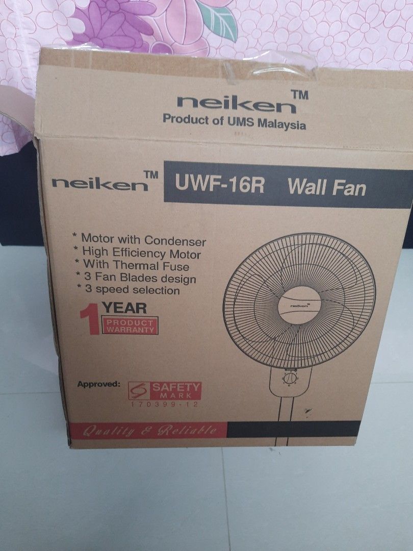 Wall Fan - Neiken, Furniture & Home Living, Lighting & Fans, Fans on ...