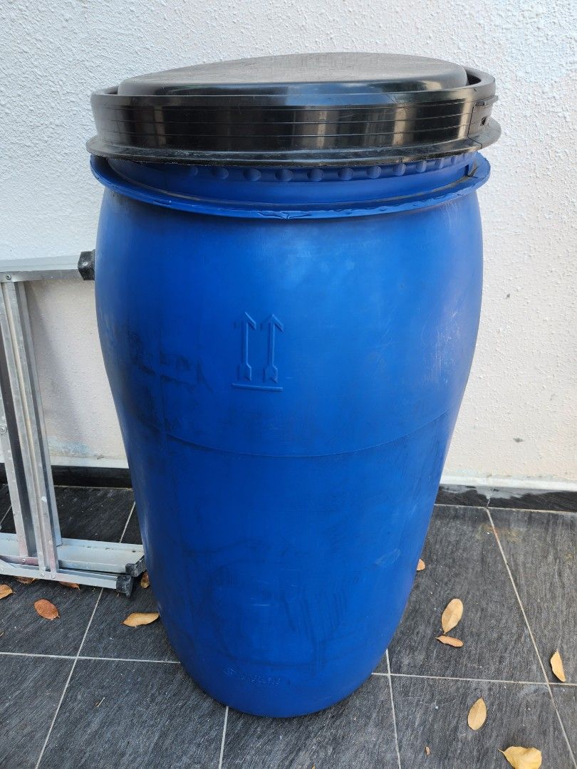 120L water drum container (HDPE/Pvc), Furniture & Home Living, Kitchenware & Tableware, Water ...