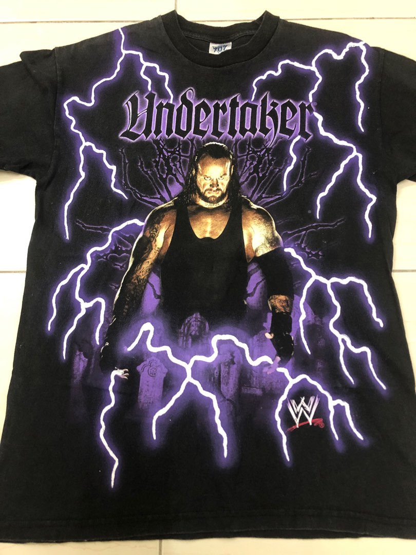 WWE wrestling Undertaker, Men's Fashion, Tops & Sets, Tshirts & Polo ...