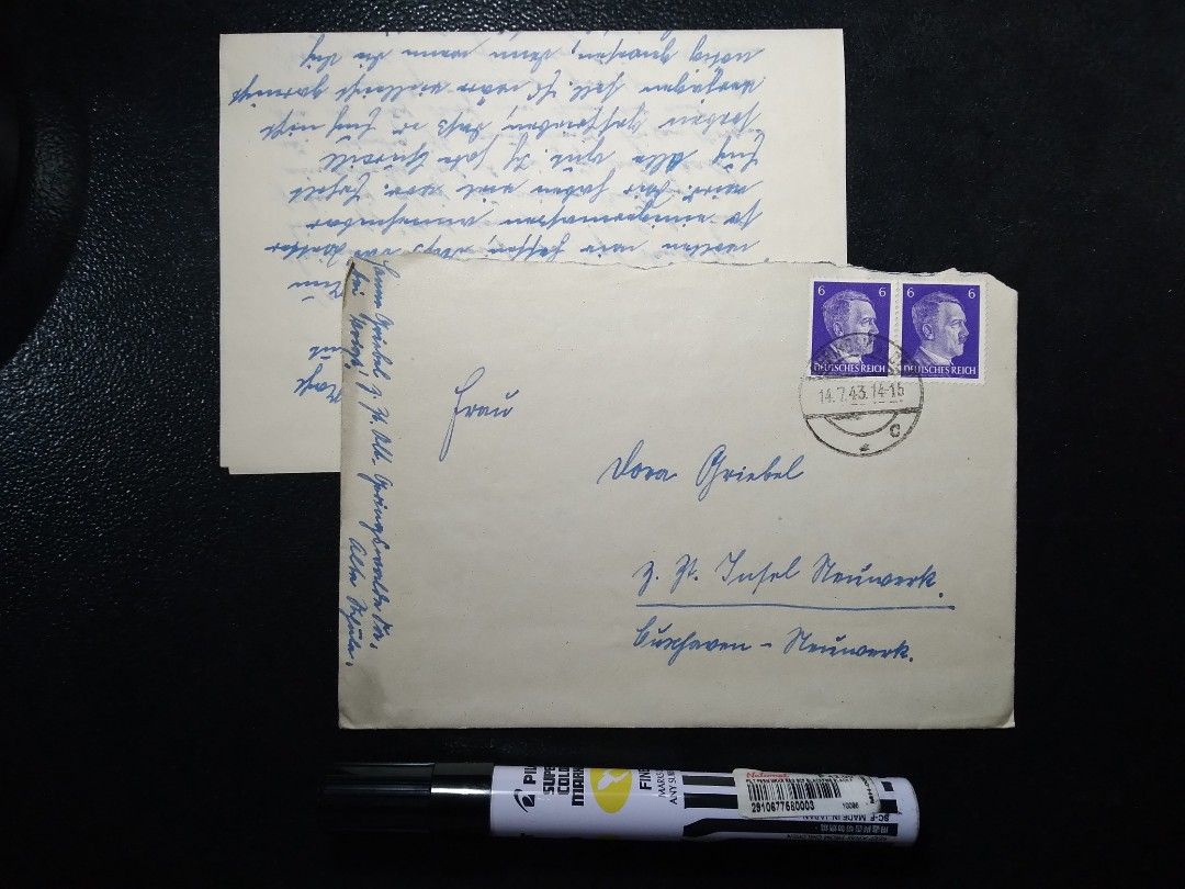 WWII Nazi Hitler letters, 450 each, Hobbies & Toys, Memorabilia ...