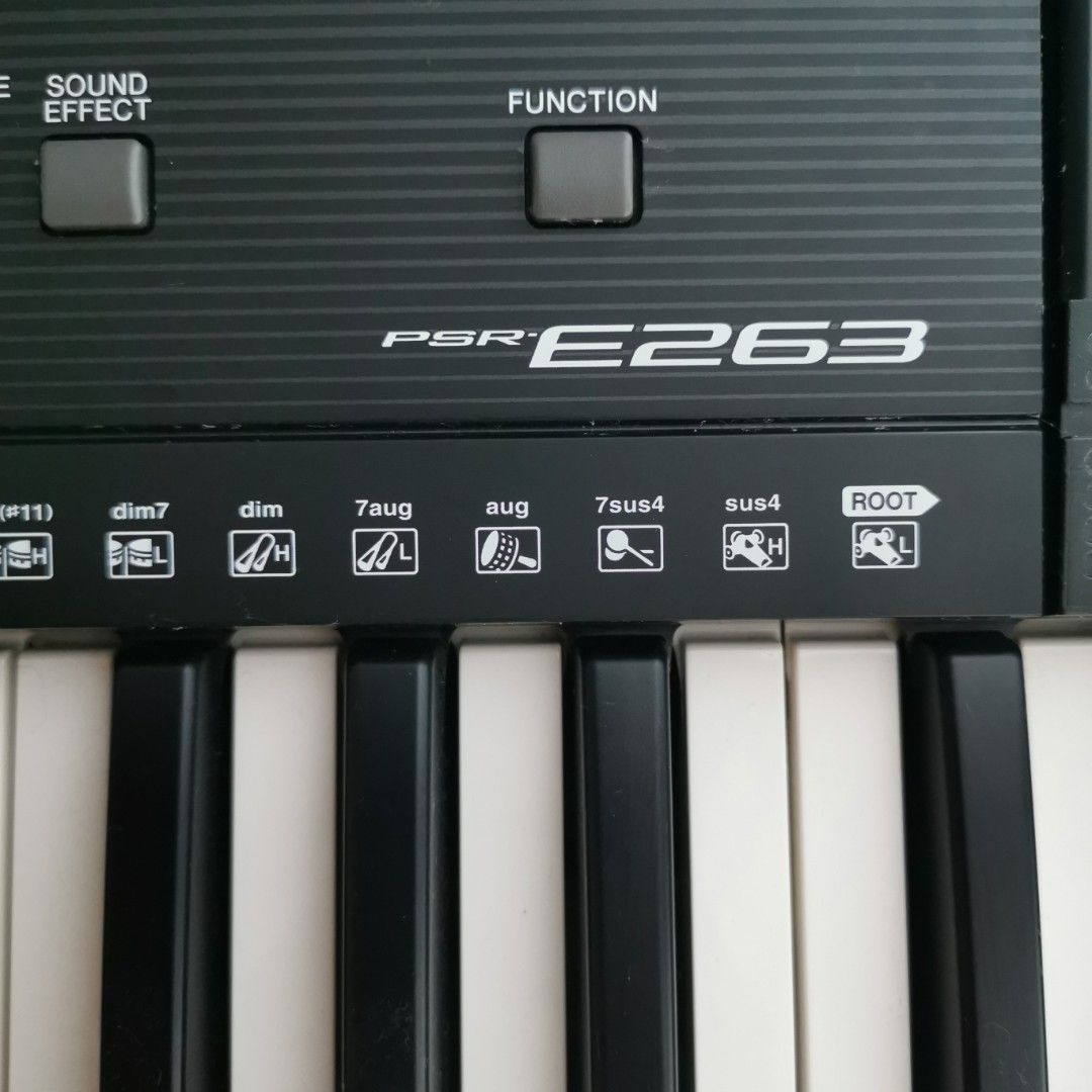 Yamaha PSR-E263 Portable Keyboard, Hobbies & Toys, Music & Media, Musical Instruments on Carousell