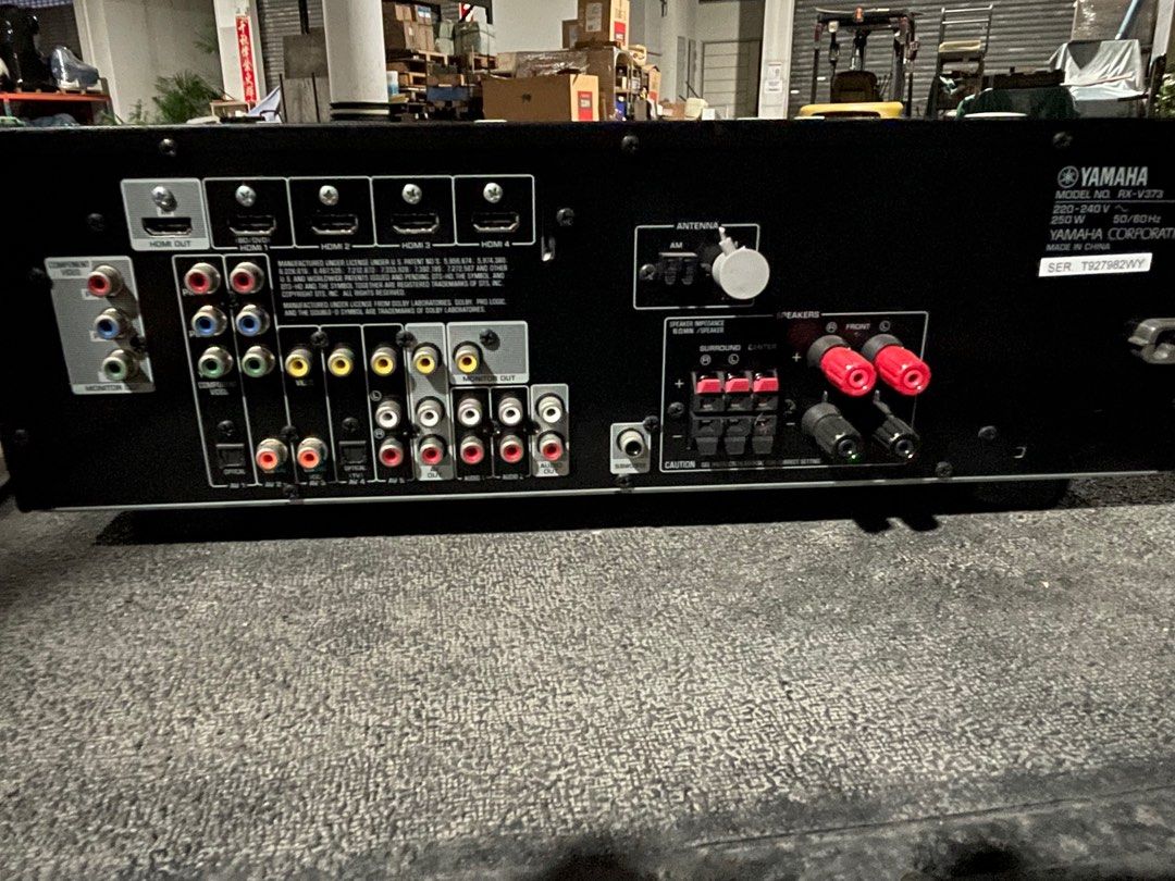 Yamaha RX-V373 natural sound AV receiver, Audio, Soundbars, Speakers ...