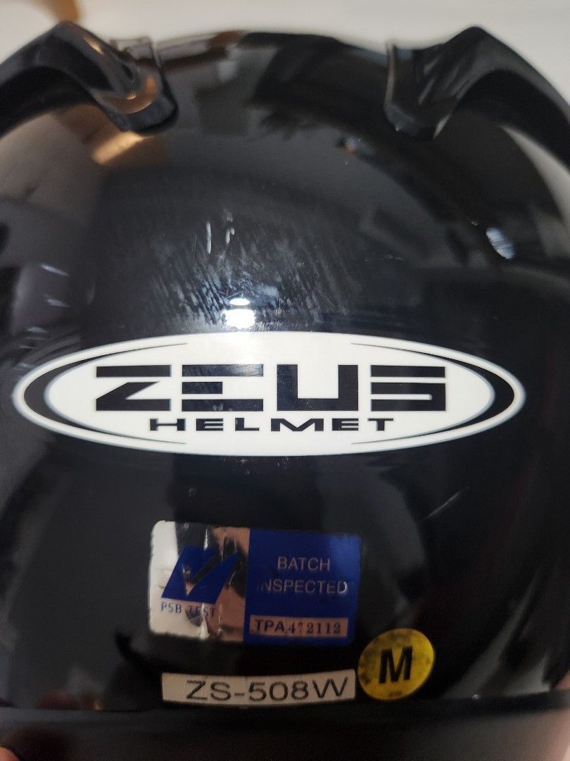 Zeus Modular Helmet (PSB approved), Motorcycles, Motorcycle Accessories ...