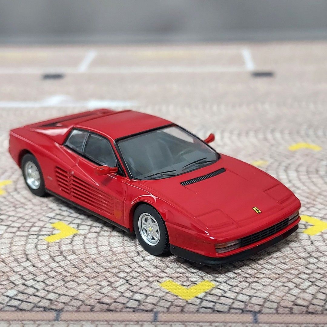 1/64 TLVN Ferrari Testarossa red, Hobbies & Toys, Toys & Games on Carousell