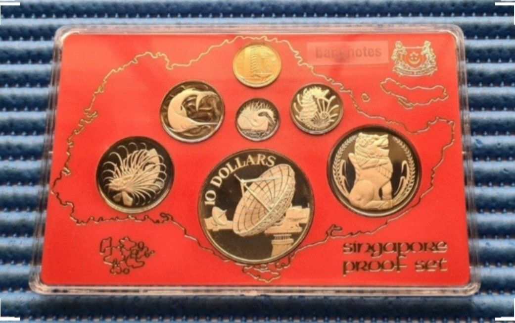 1980 Singapore Proof Coin Set, Hobbies & Toys, Memorabilia & Collectibles, Currency on Carousell