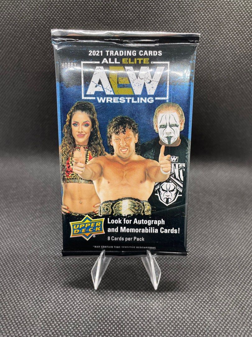 2021 Upper Deck AEW All Elite Wrestling Harvey Pack, Hobbies & Toys, Toys & Games on Carousell