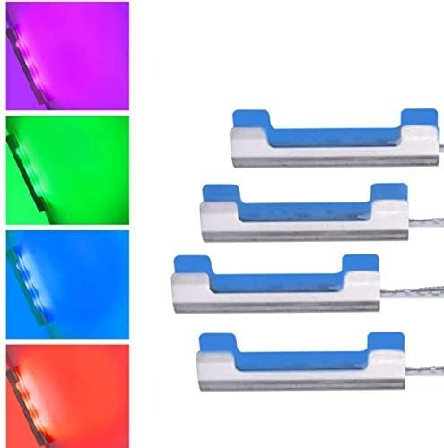 2113) AIBOO LED RGB Under Glass Shelf Cabinet Lighting Kit with RF ...