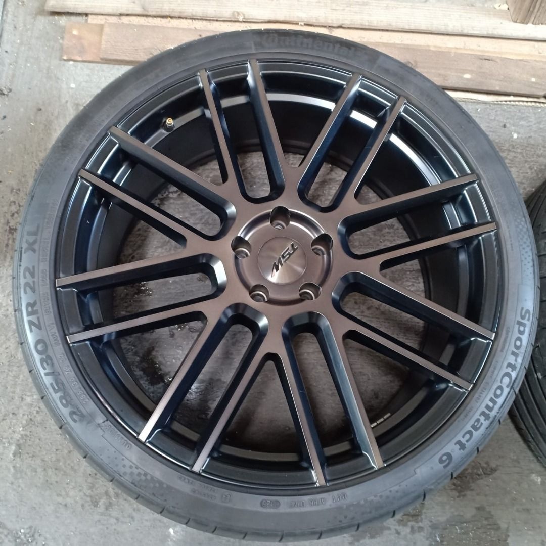 22" TSW Original rims & CSC6 tyres (staggered), Car Accessories, Tyres & Rims on Carousell