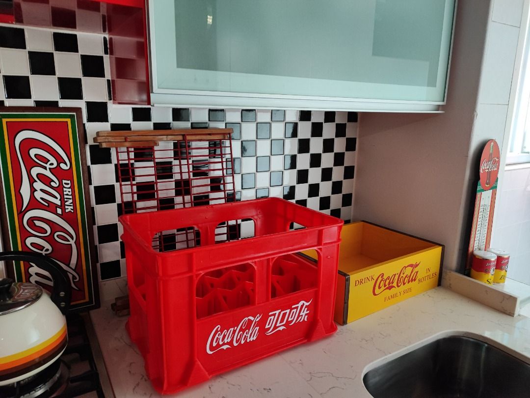 80s Retro Collectible Vintage Coke Crate Coca Cola Crate Bottle Crate ...