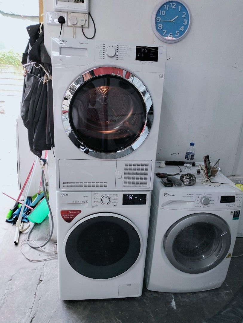 8/9kg Washing Machine & Condenser Dryer (pair), TV & Home Appliances ...